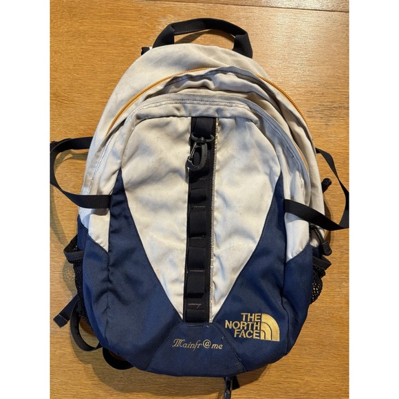 The North Face | Bags | North Face Mainframe Backpack White Blue ...